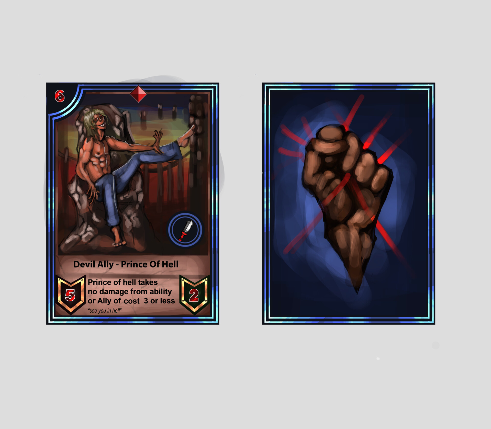 ArtStation - Prince Of Hell (Ally TCG Card)