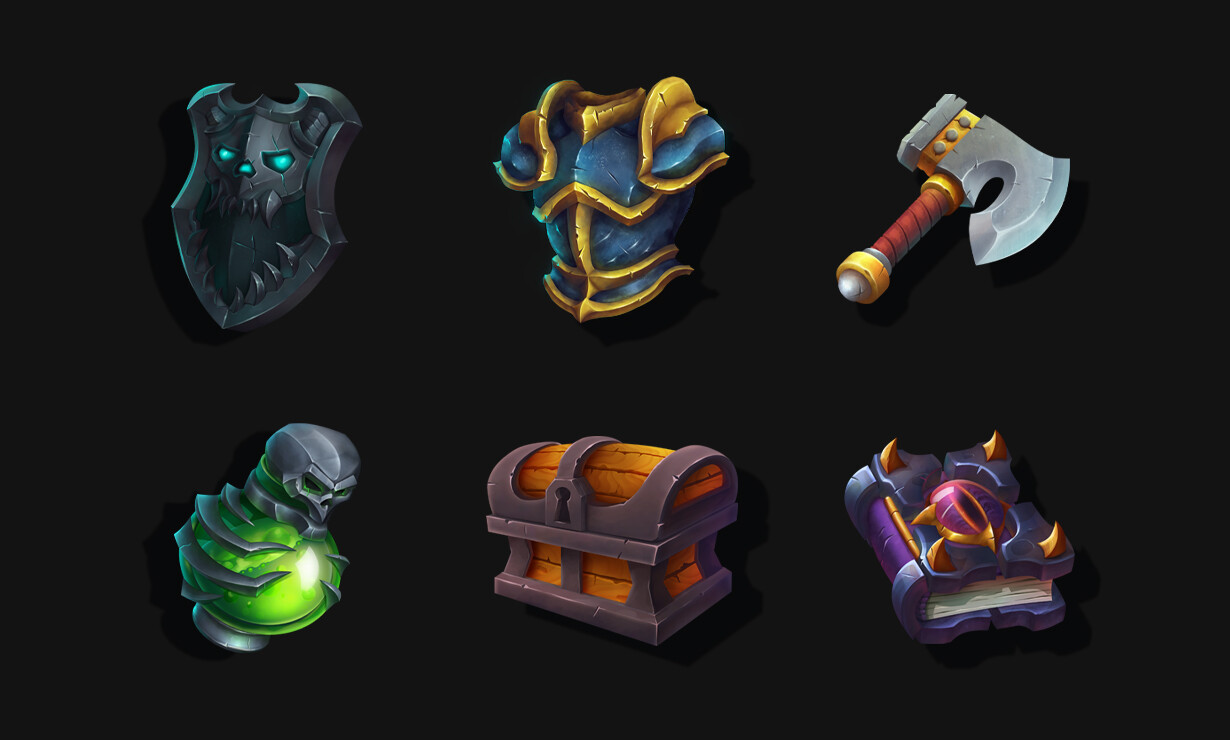 ArtStation - Fantasy Assets 2D