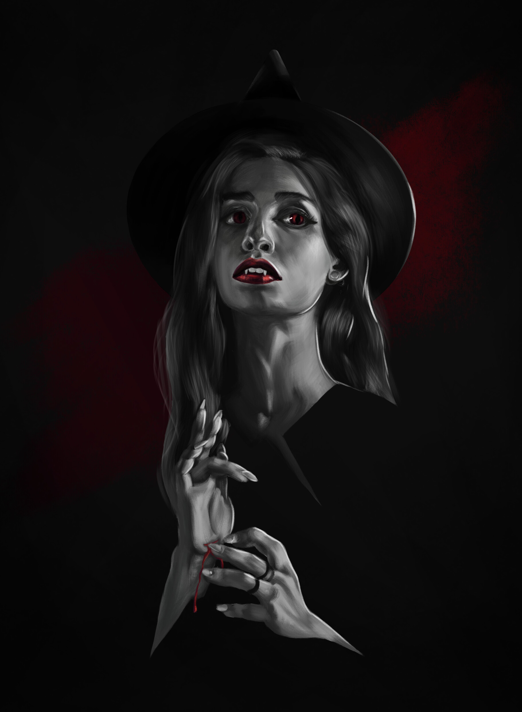 ArtStation - Witch BW