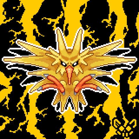 zapdos pixel sprite