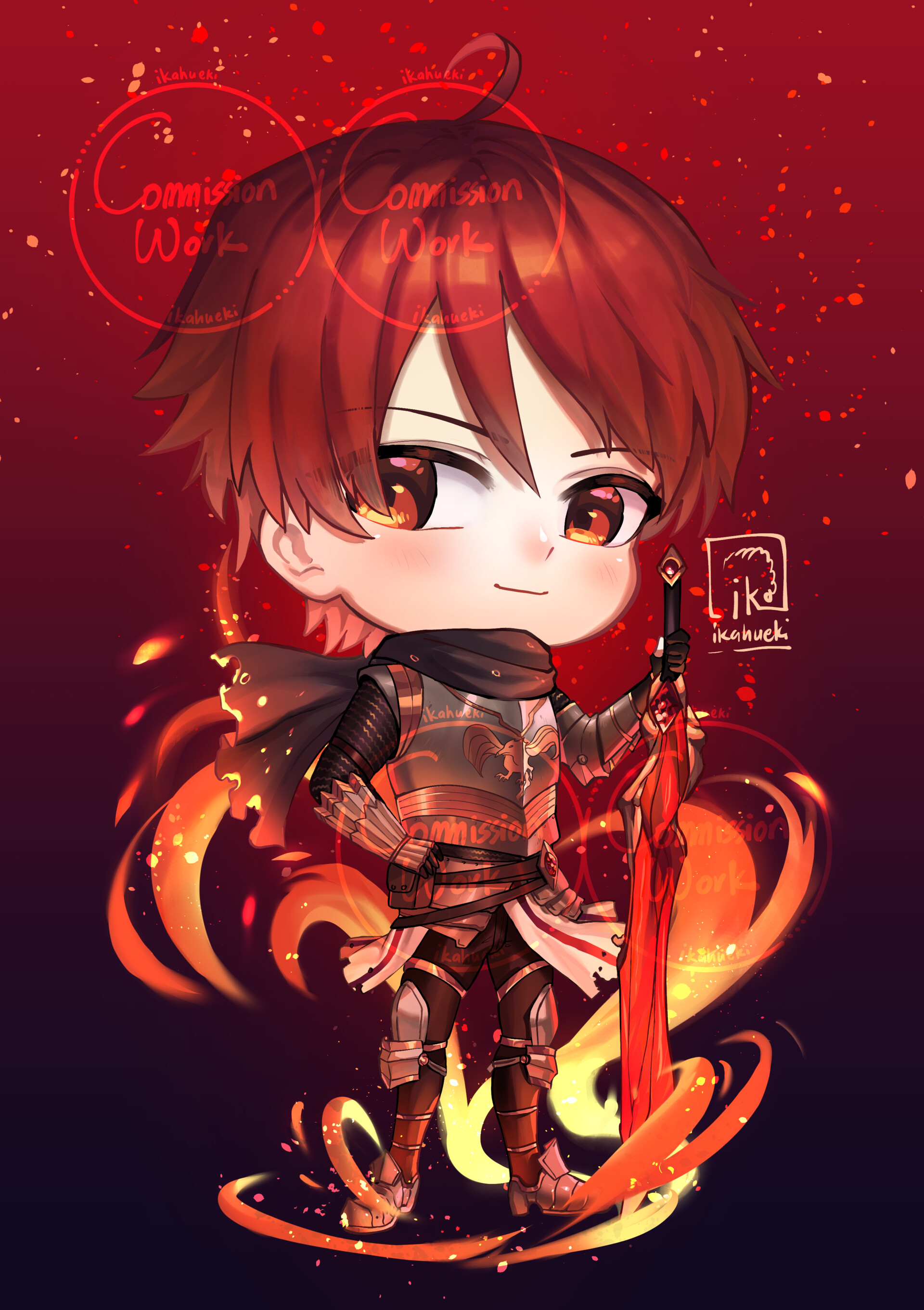 ArtStation - Chibi commission for shaun (4)