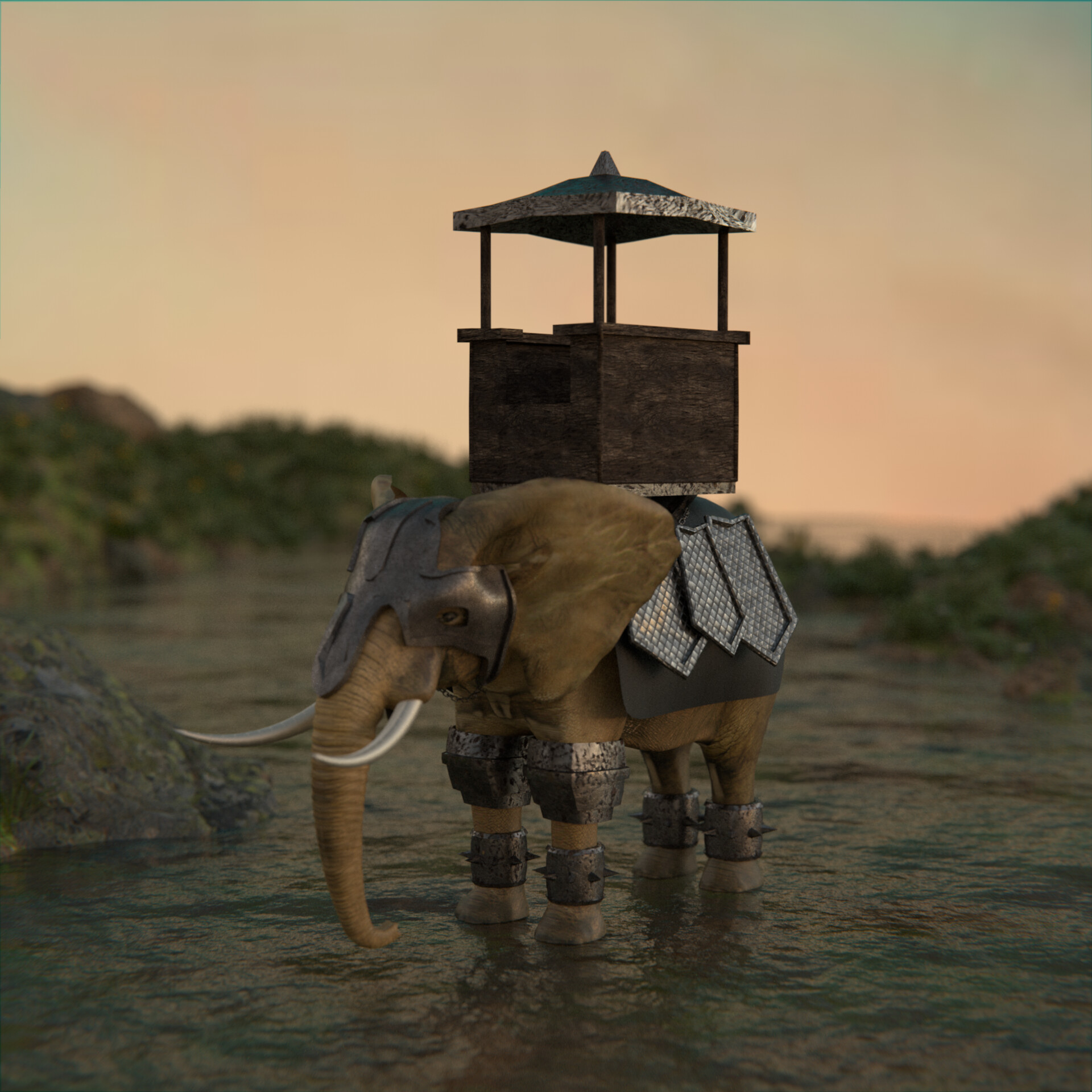 ArtStation - War Elephant