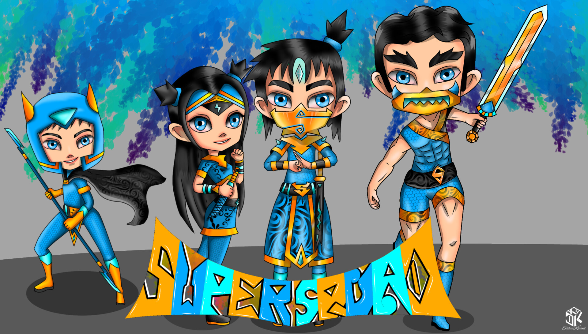 ArtStation - Blue squad /Super Kingdom