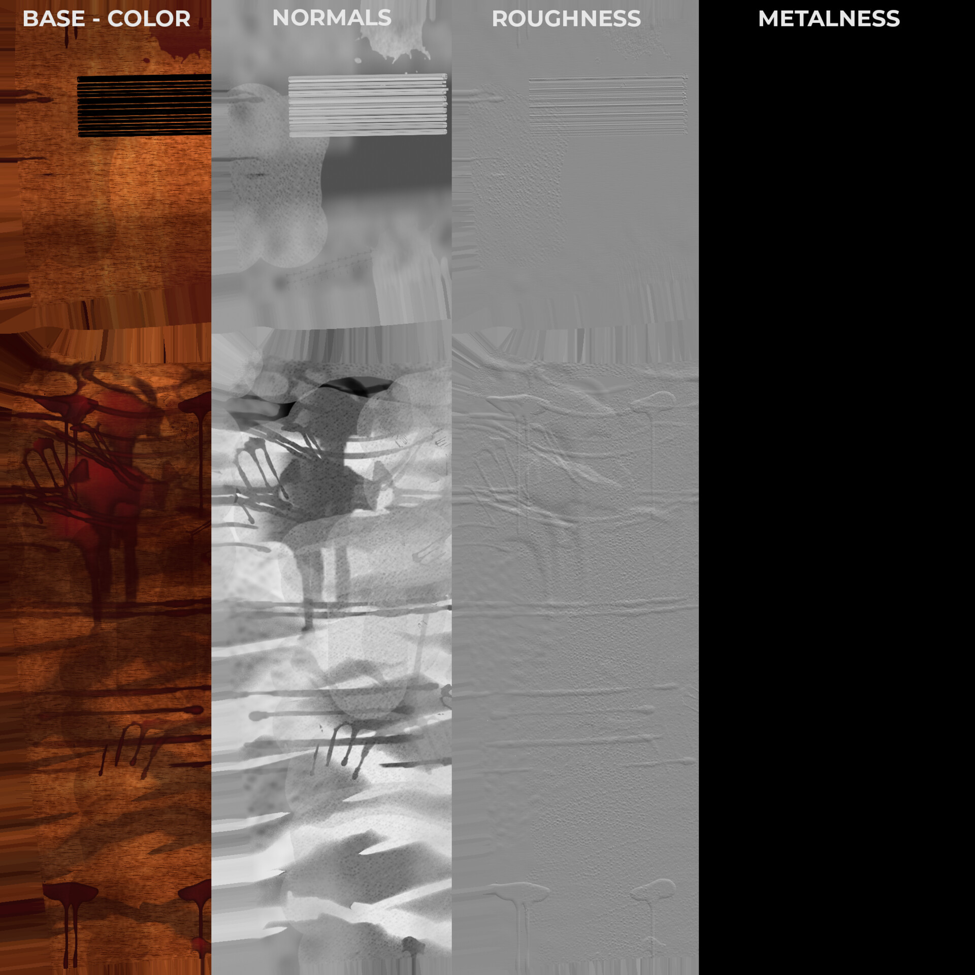 Hemanath Krish - Lucille 'zombie killer' baseball bat (TWD fanart)