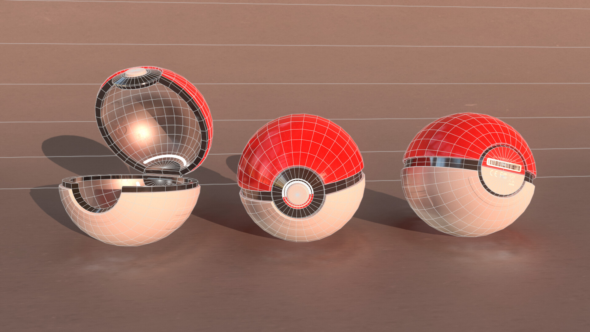 Ricardo Amaral Accioly - Pokémon Fan Art - Poké Ball - Prop Showcase