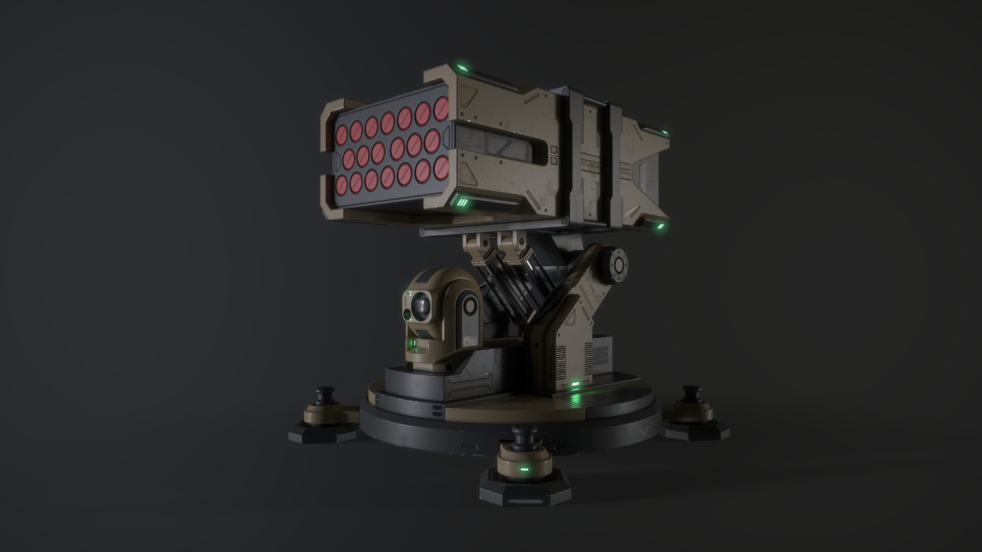 ArtStation - Sci-Fi Turret