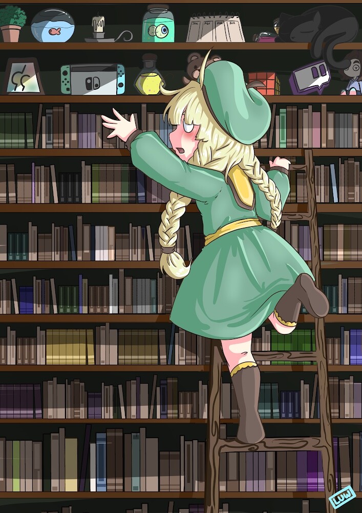 ArtStation - Bookworm.