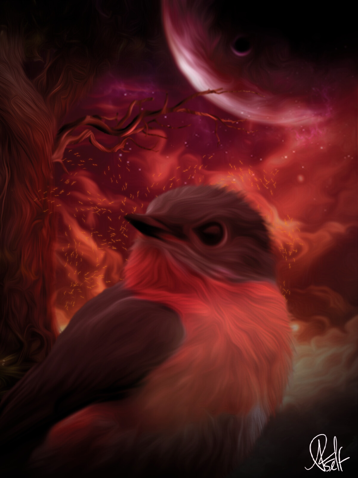 ArtStation - The Space Bird