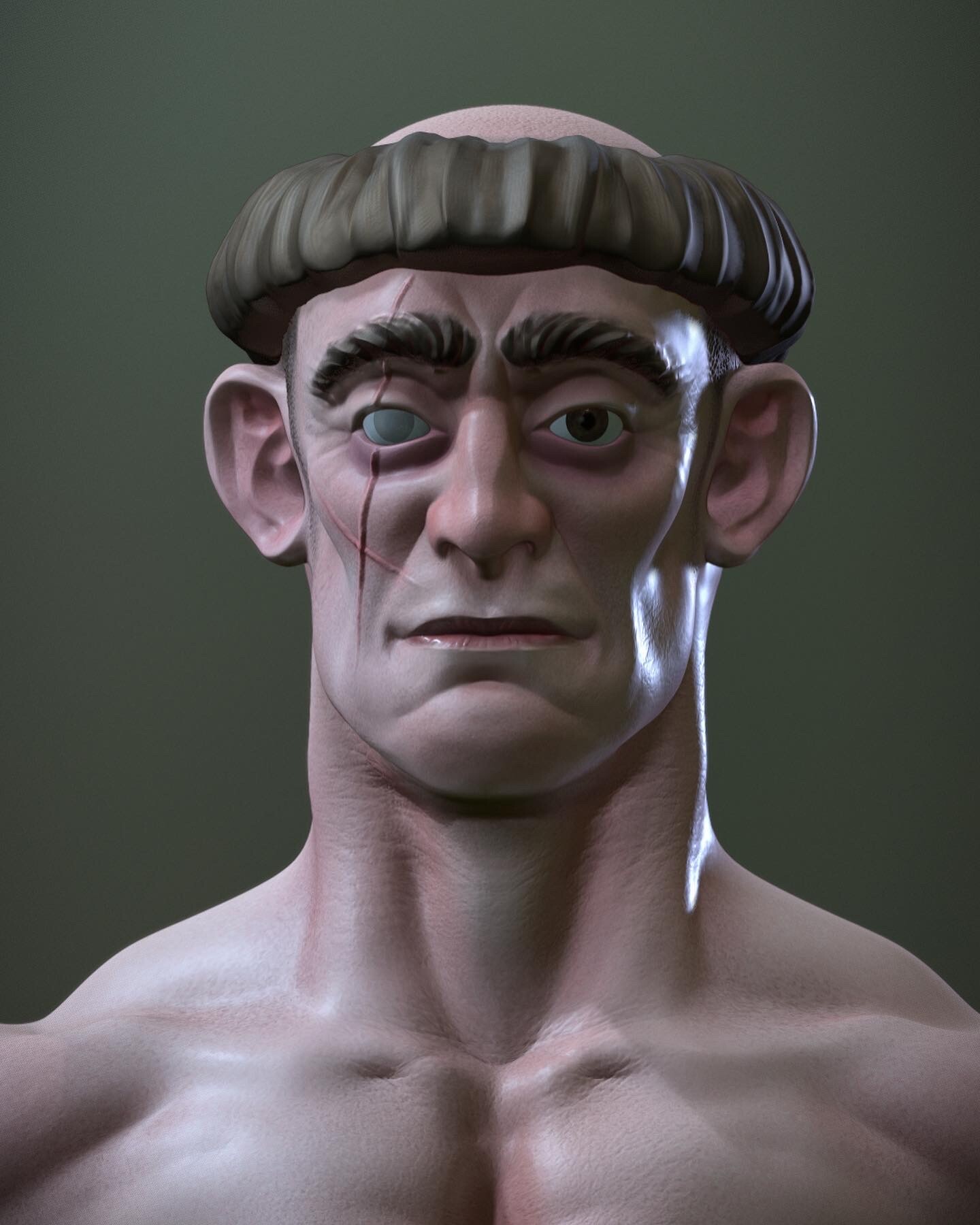 ArtStation - Battle priest Face