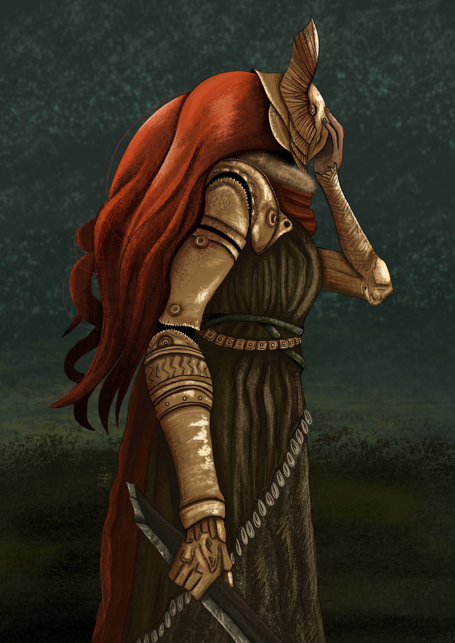 ArtStation - Valkyrie from Elden Ring