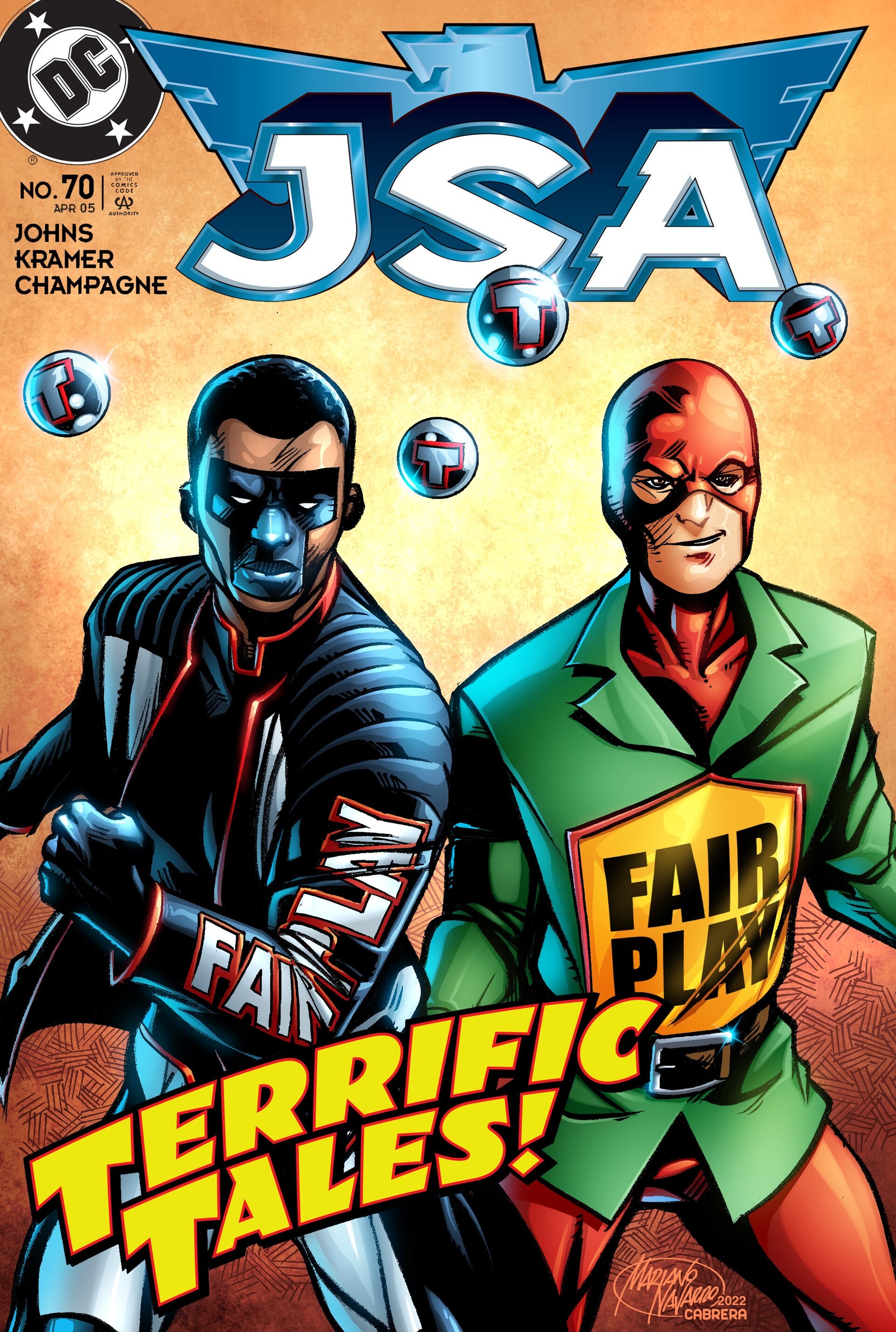 ArtStation - Me. Terrific anniversary - comic cover remake