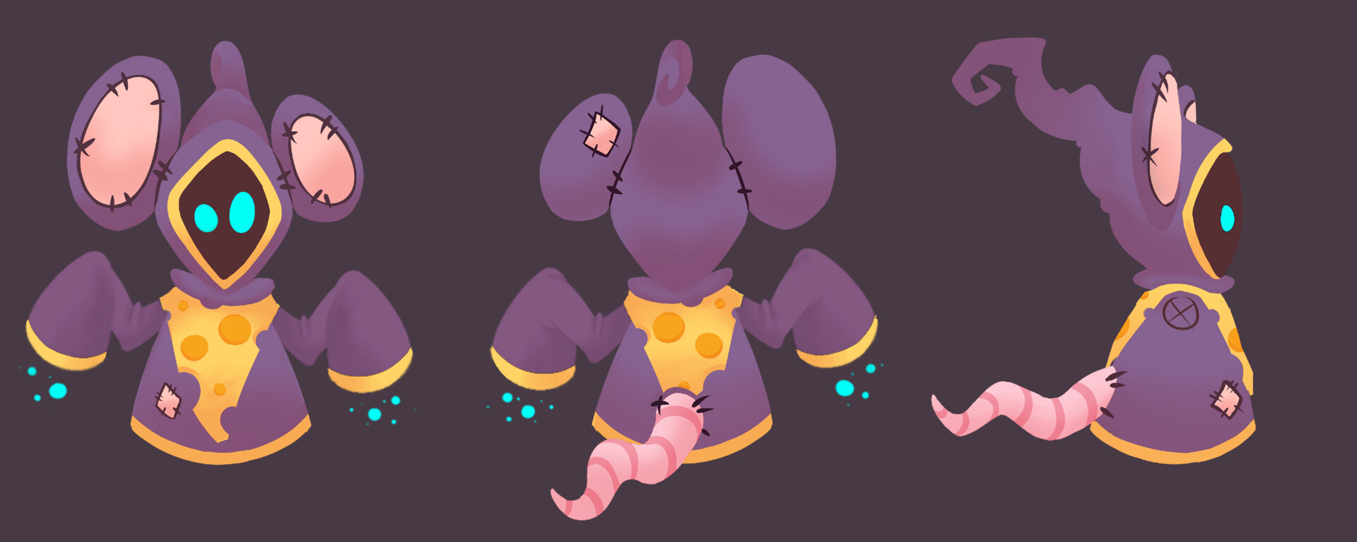 ArtStation - Cellar Sweeper - Rat Cultist Turnaround