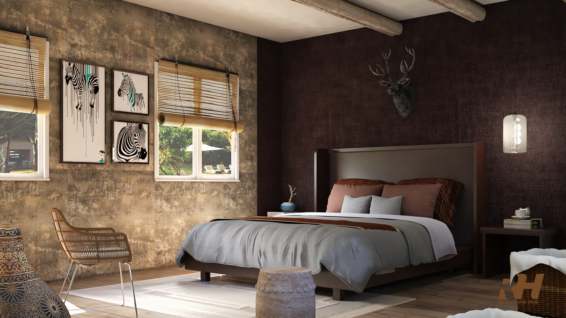 ArtStation - Bedroom Interior