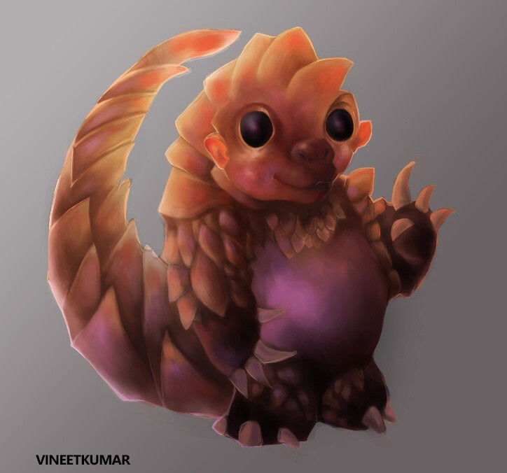 ArtStation - Pangolin Creature Character Design