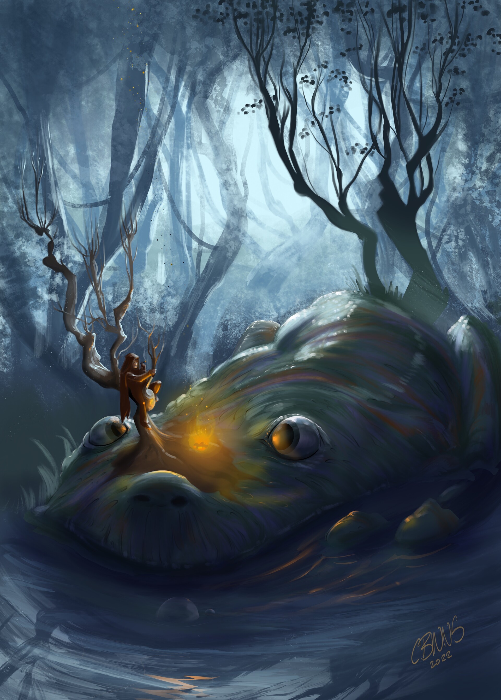 ArtStation - The Great Tree~horned Frog