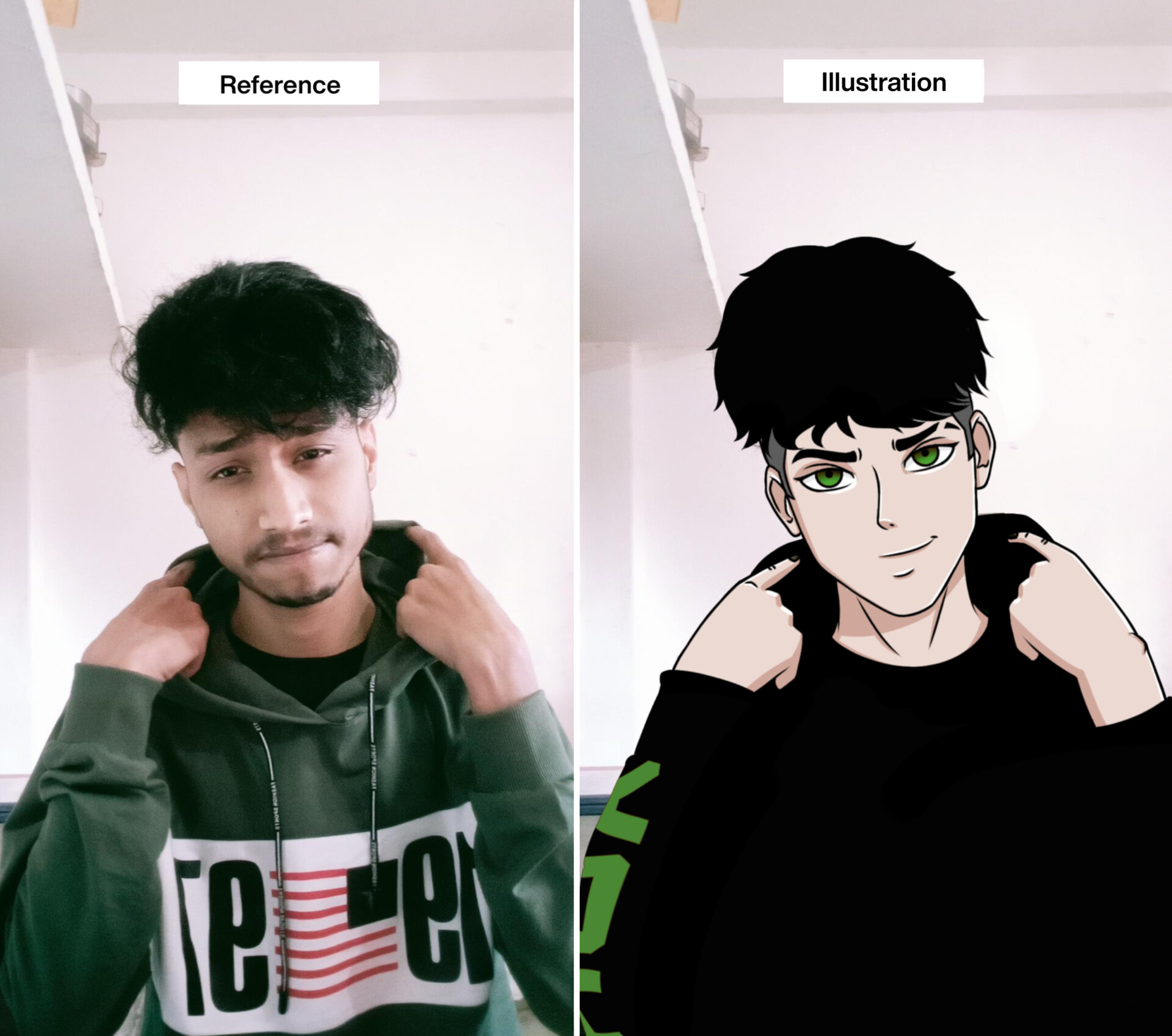 Genzo Graphics - Anime profile illustration