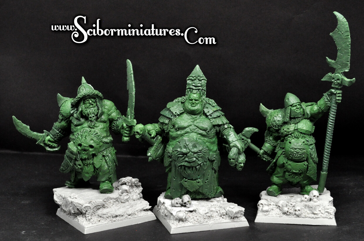 ArtStation - Mongolian Ogres - miniatures