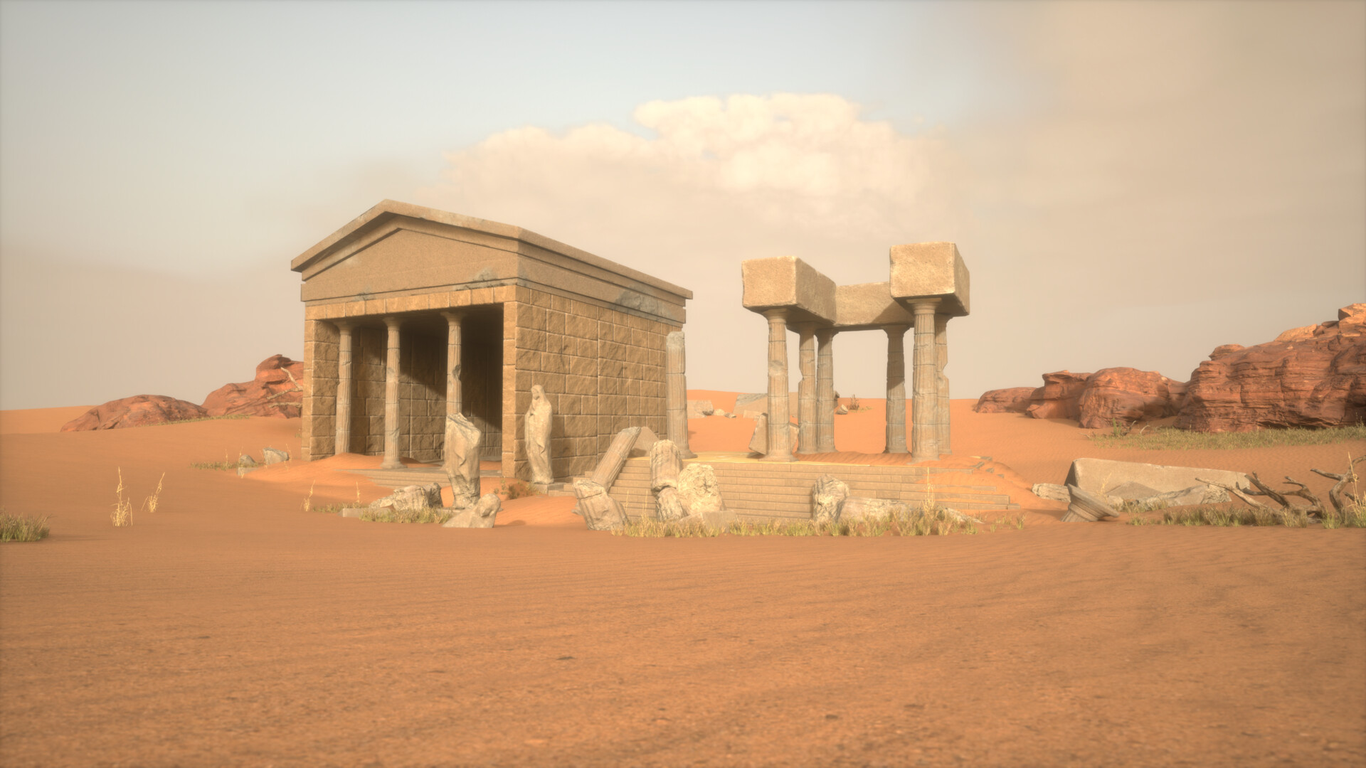 ArtStation - Desert Environment (Unreal Engine 5)