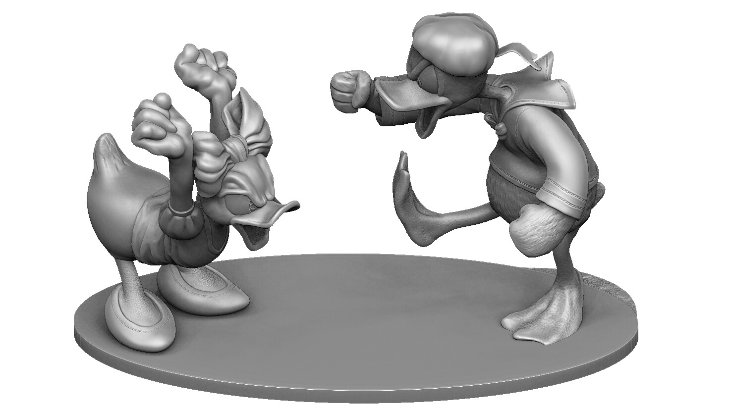 Юрий Матвеев - Daisy and Donald duck STL