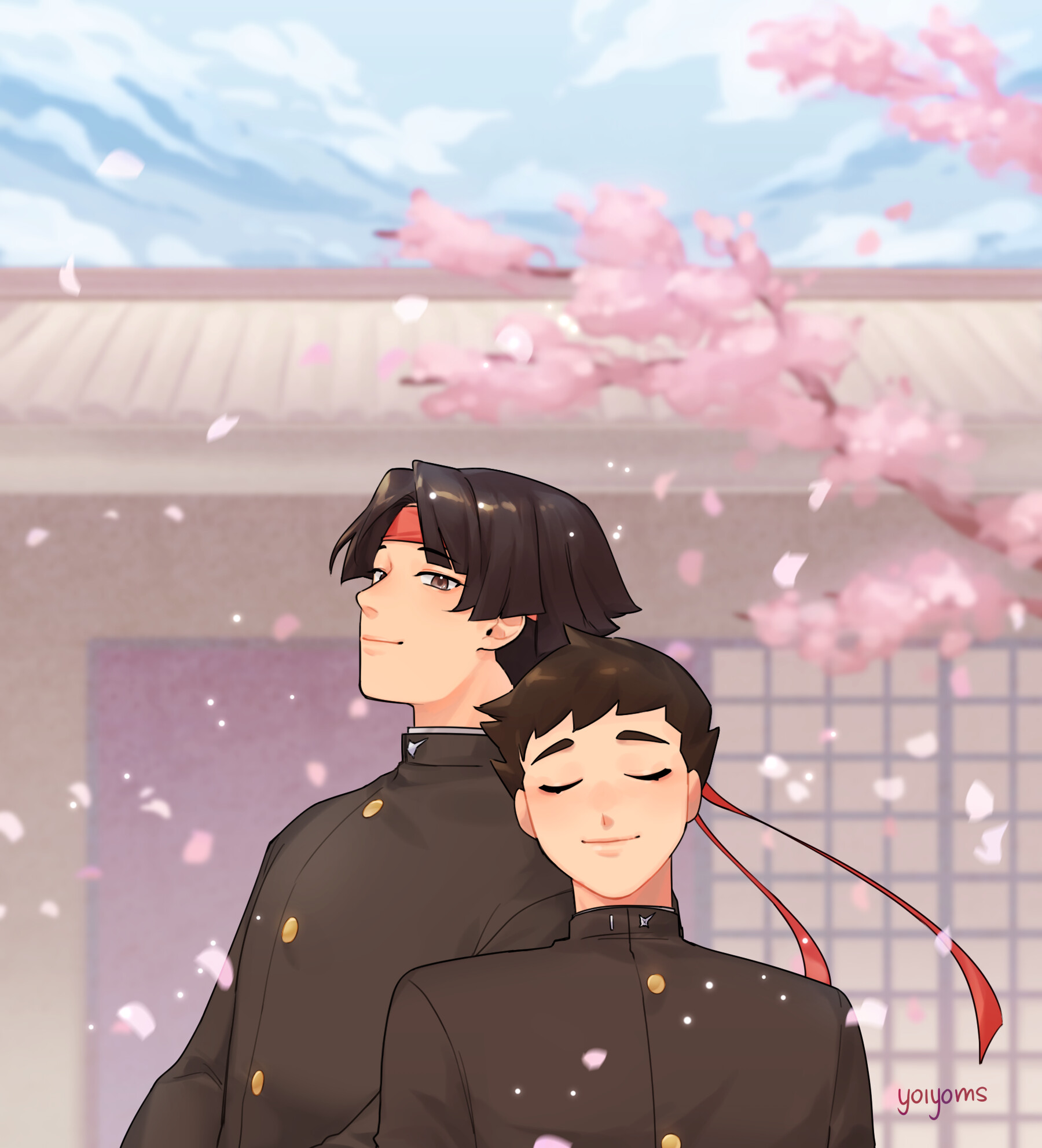 ArtStation - Under the Blossoms [AsoRyuu]