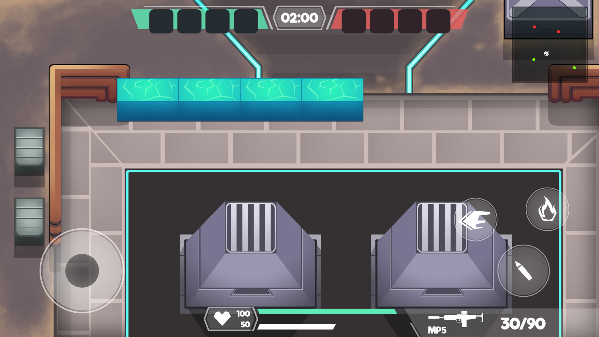 ArtStation - VALORANT 2D Demake_Level & GUI concept