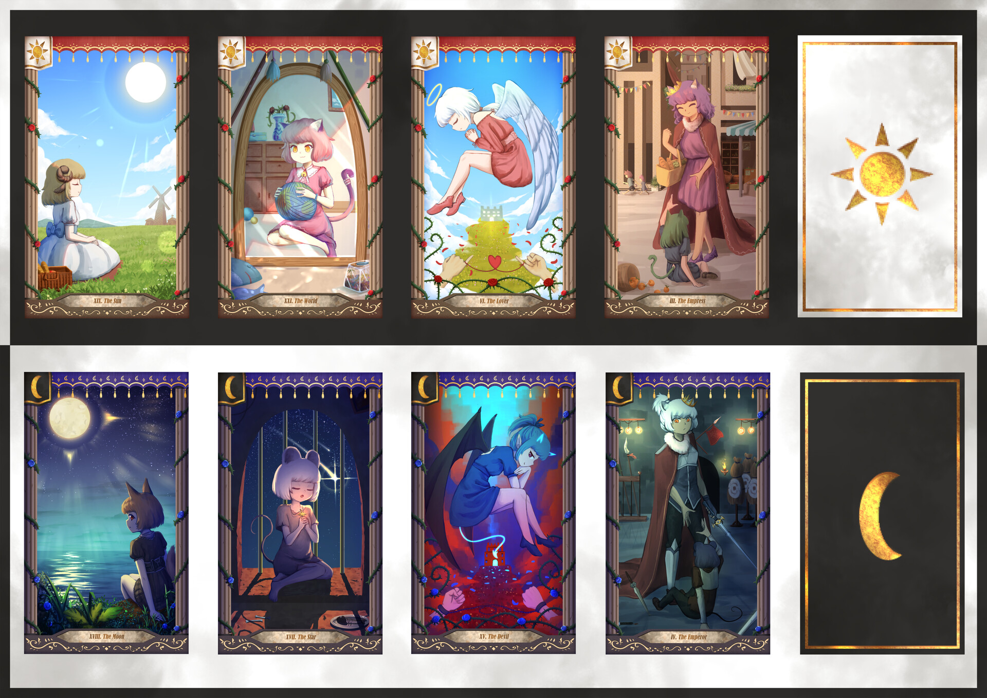 ArtStation - Tarot card design