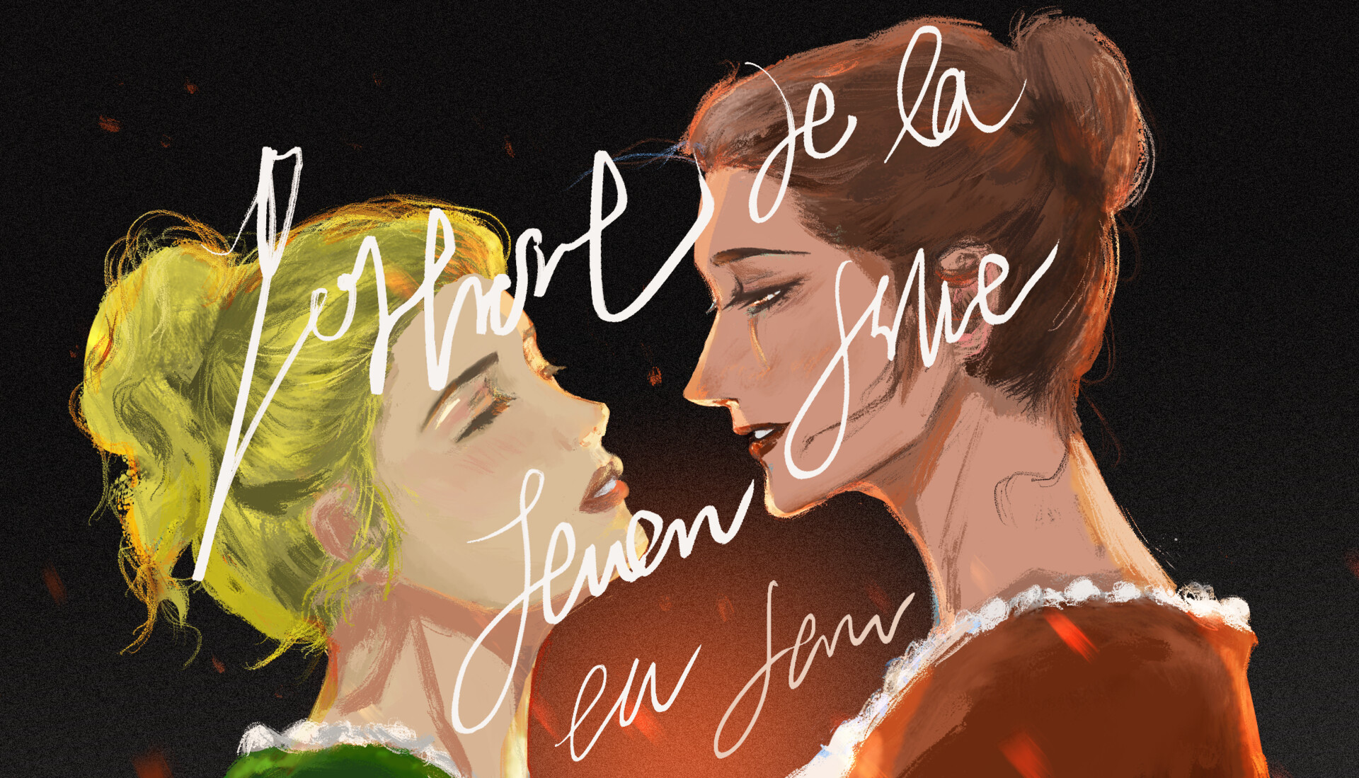 ArtStation - Portrait de la jeune fille en feu（燃烧女子的肖像）