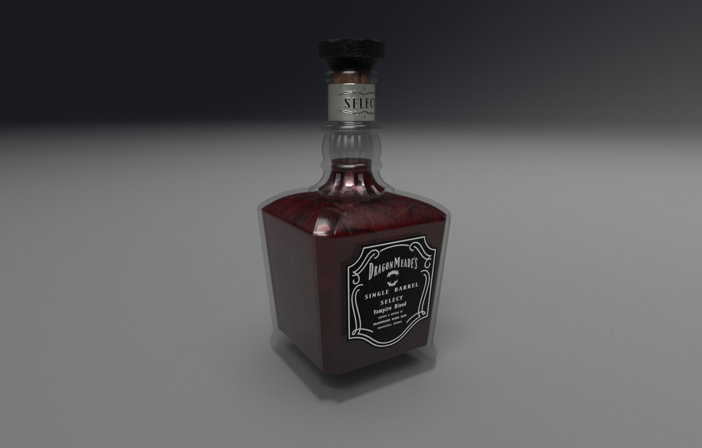 ArtStation - Improved Vampire Blood Bottle 2