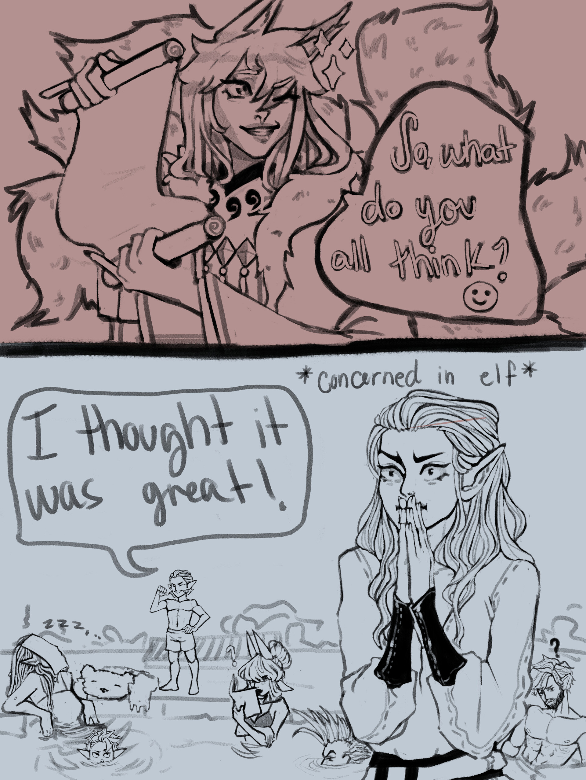 ArtStation - Concerned in Elf