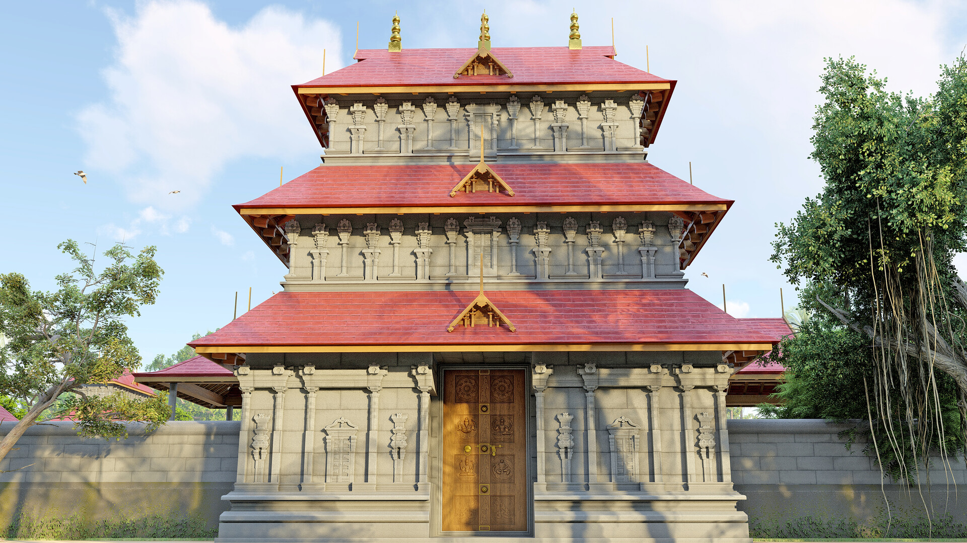 ArtStation - Temple Kollam Stills