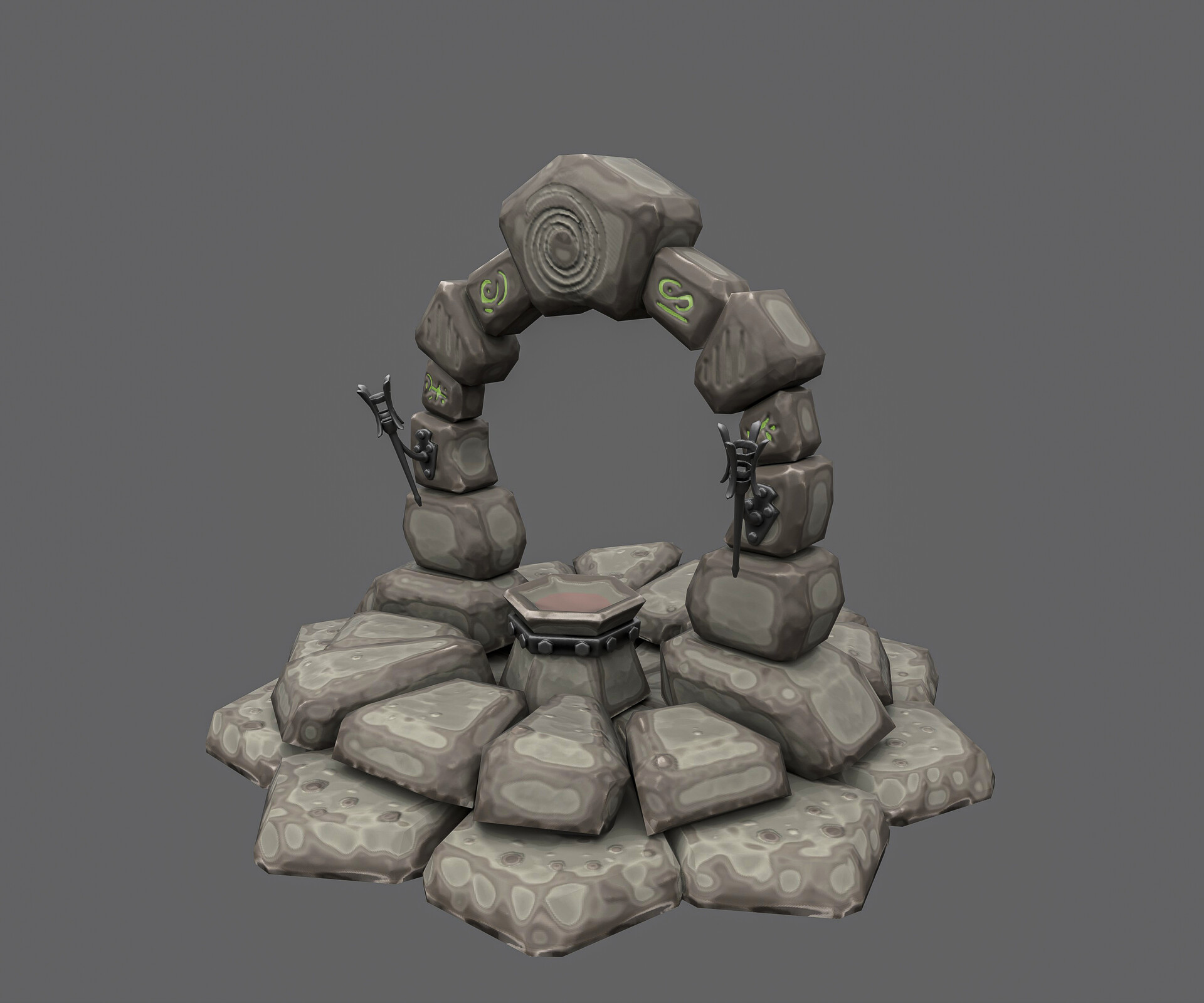 ArtStation - Stylized altar