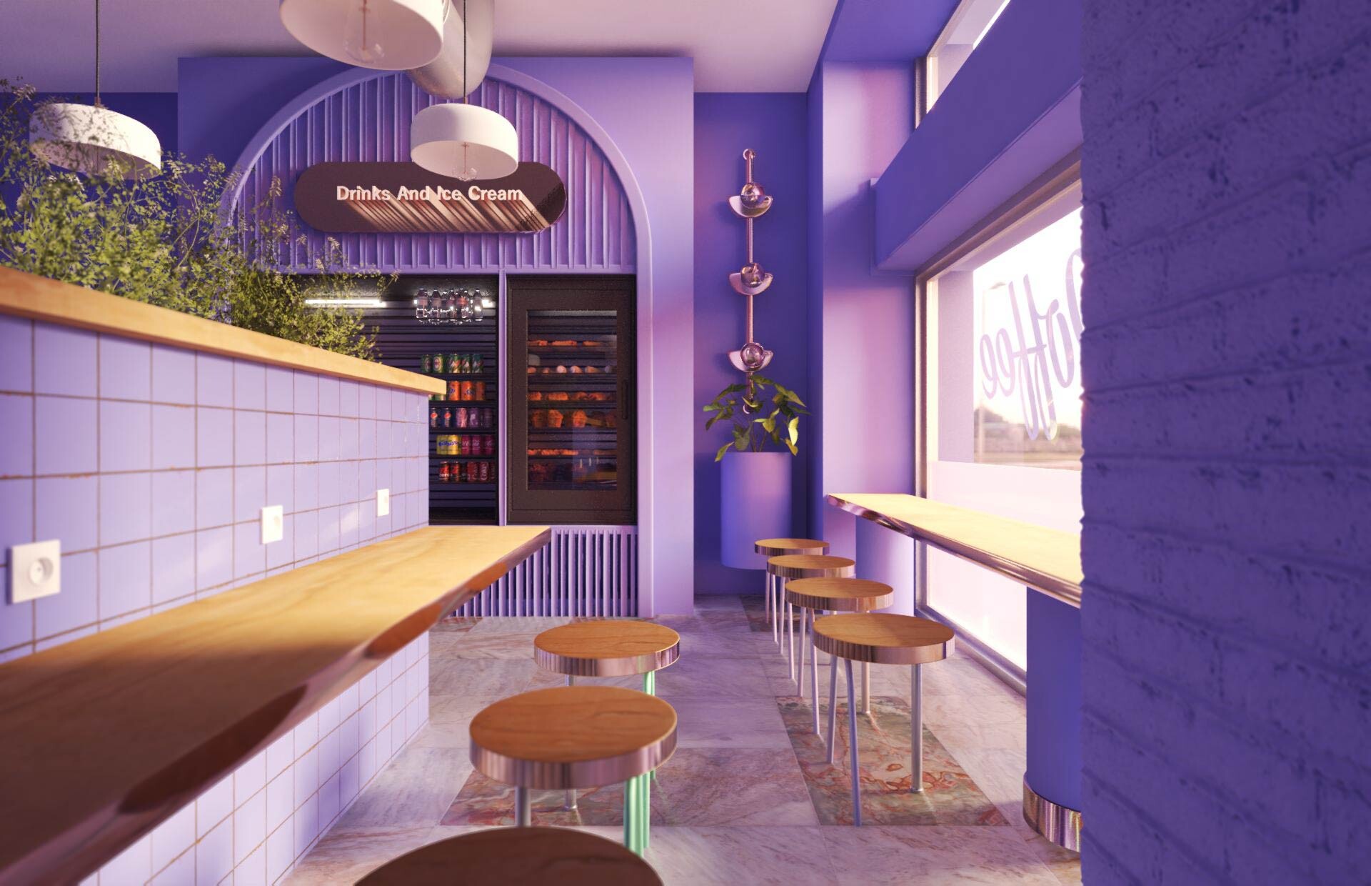 ArtStation - Small Café Design