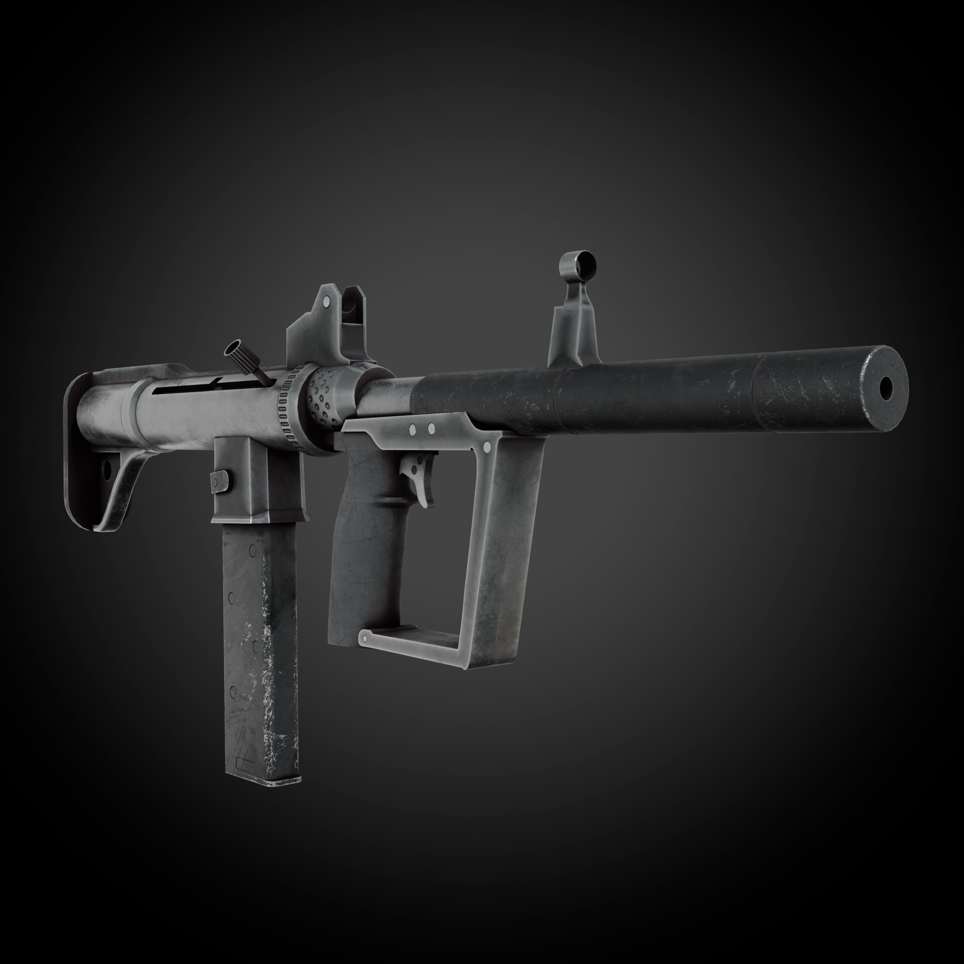 ArtStation - Tubepup Submachinegun 3D model