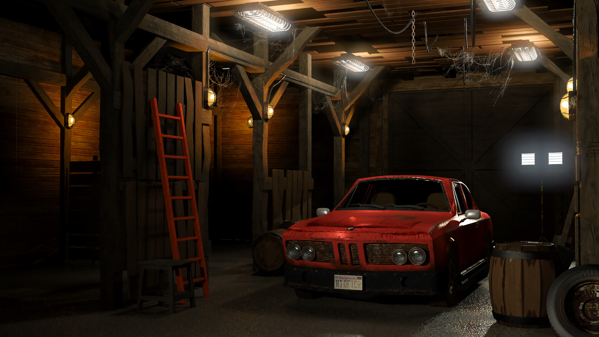 ArtStation - Car garage