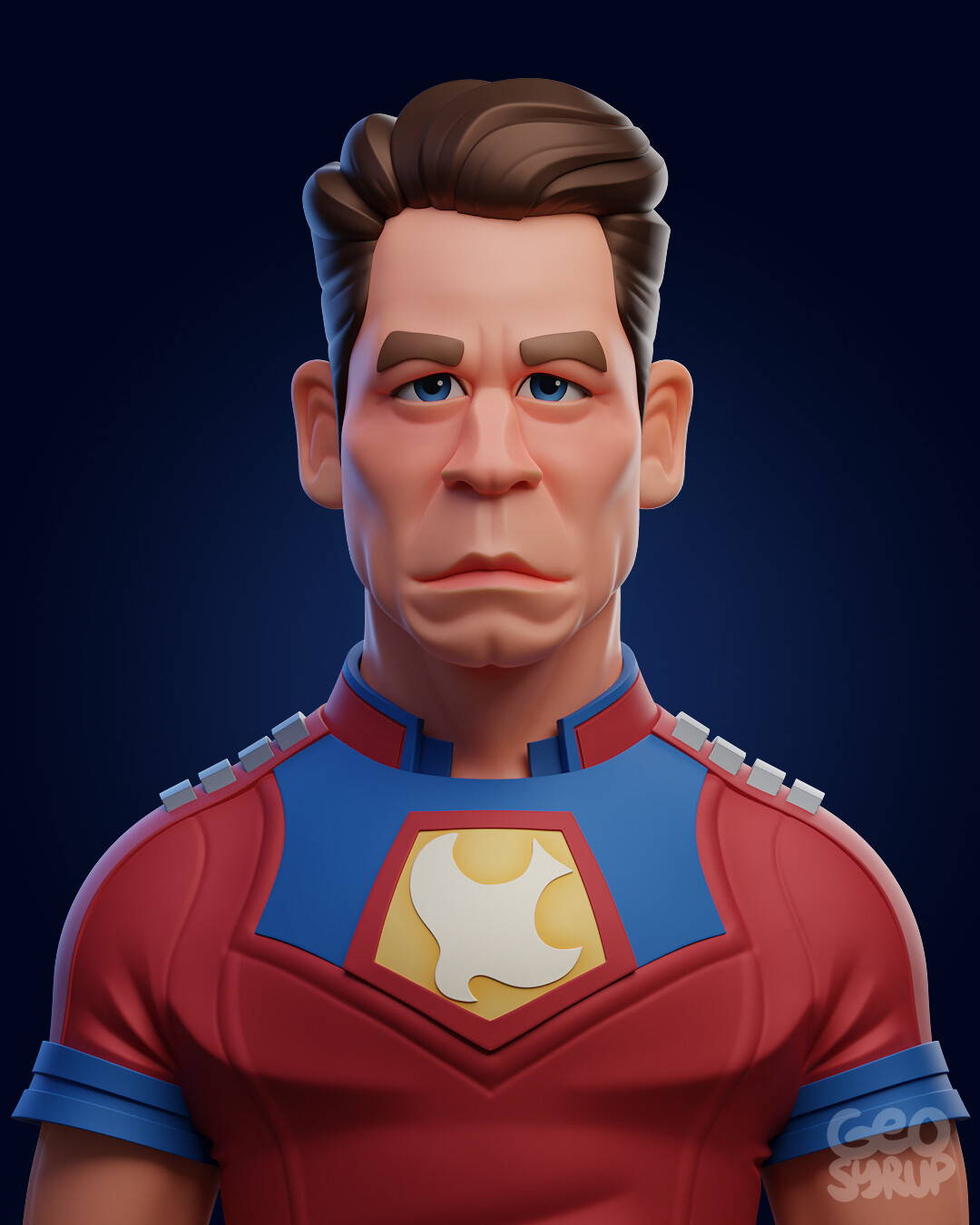 ArtStation - Peacemaker (John Cena) from The Suicide Squad - Stylized sculpt