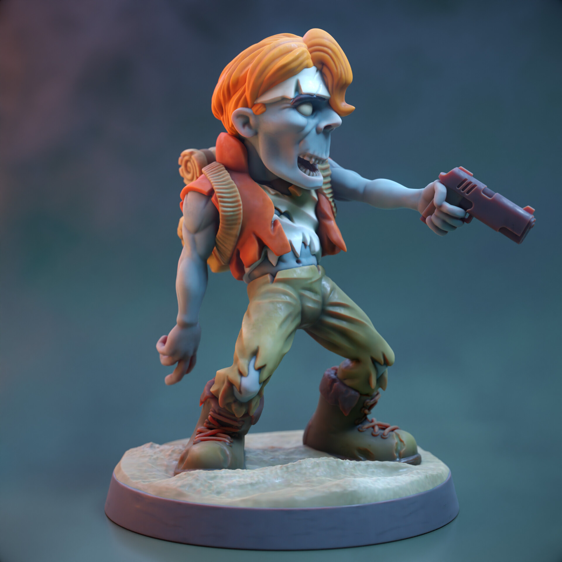 Arturo Del Pozo - Metal Slug / Zombie Marco Fan art