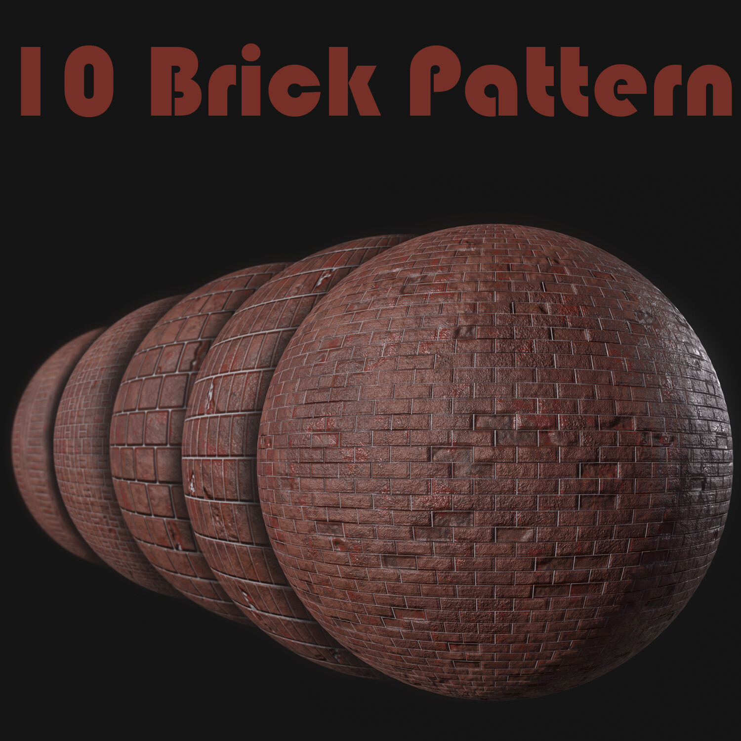 ArtStation - 10 Brick Basic Pattern