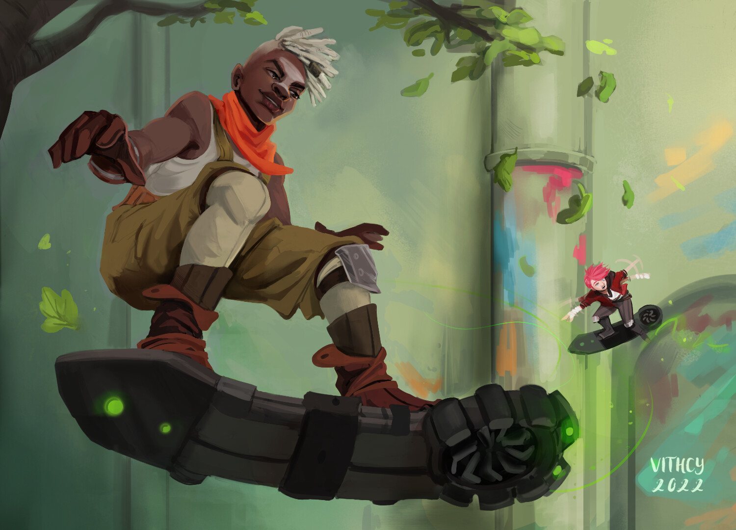 ArtStation - Ekko - Arcane Fanart