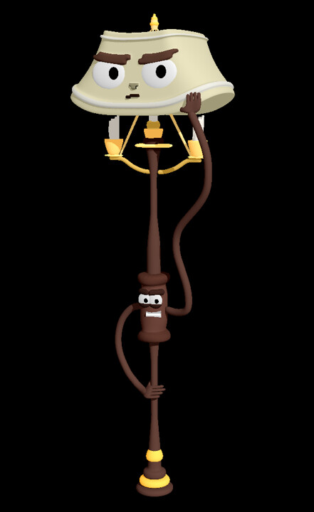 ArtStation - Lamp Character 3D Model
