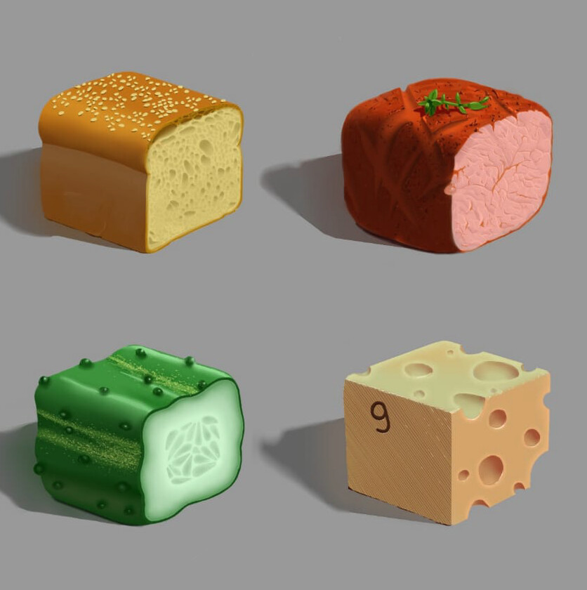 ArtStation - My favorite sandwich