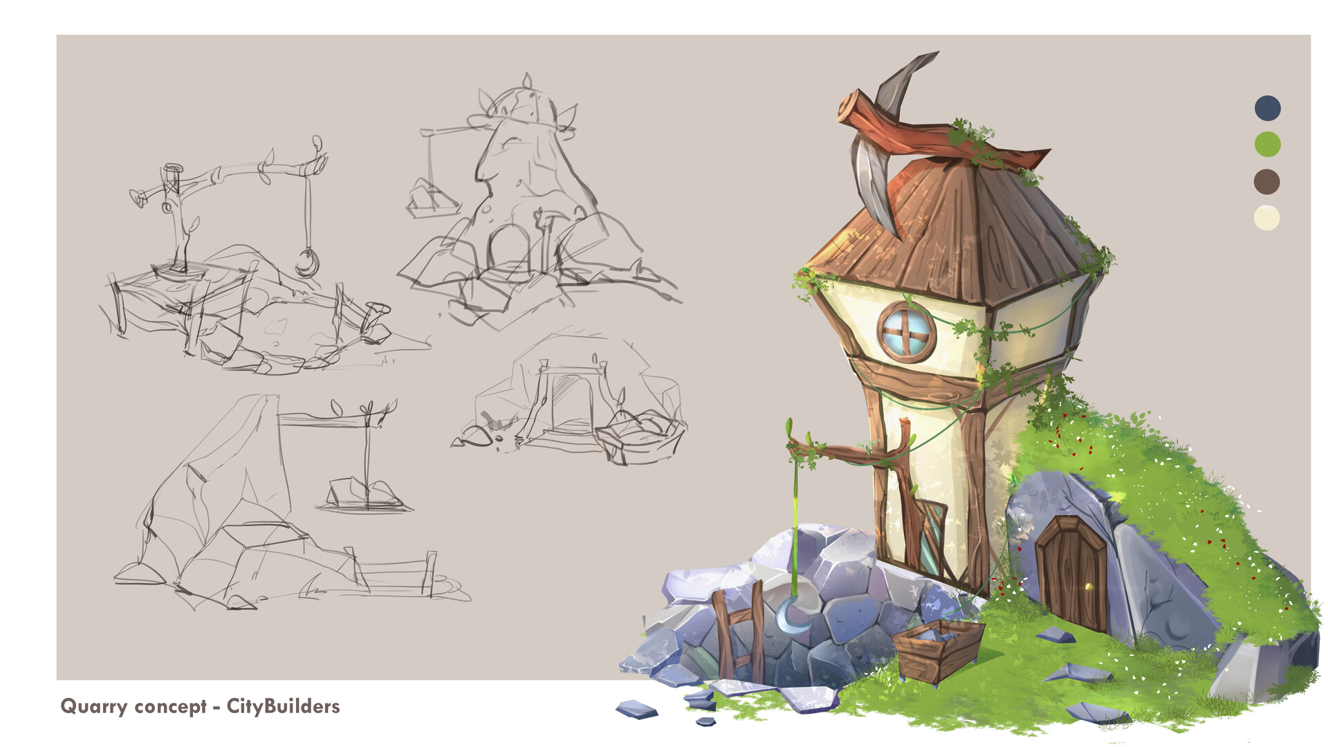 how to draw environment concept art