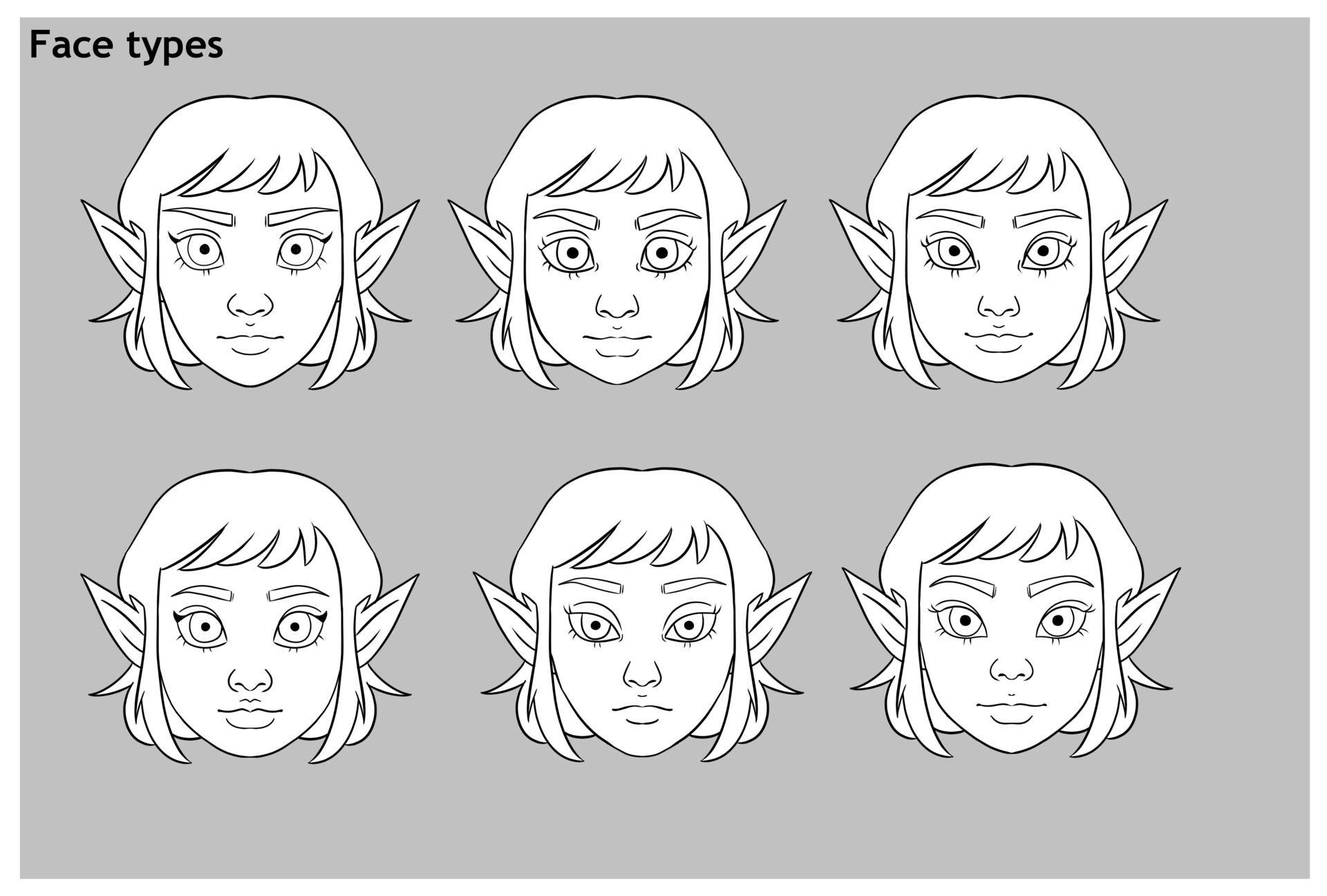 Biuni - Character Design - Deirdre + Process