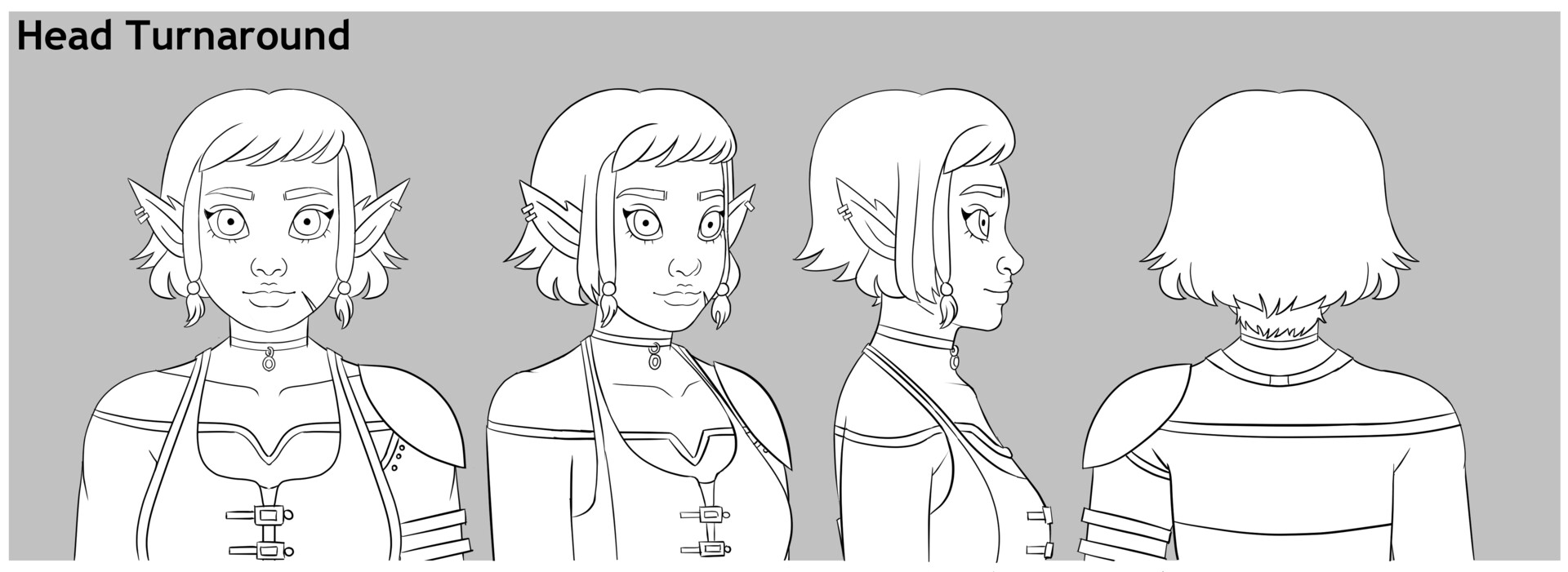 Biuni - Character Design - Deirdre + Process