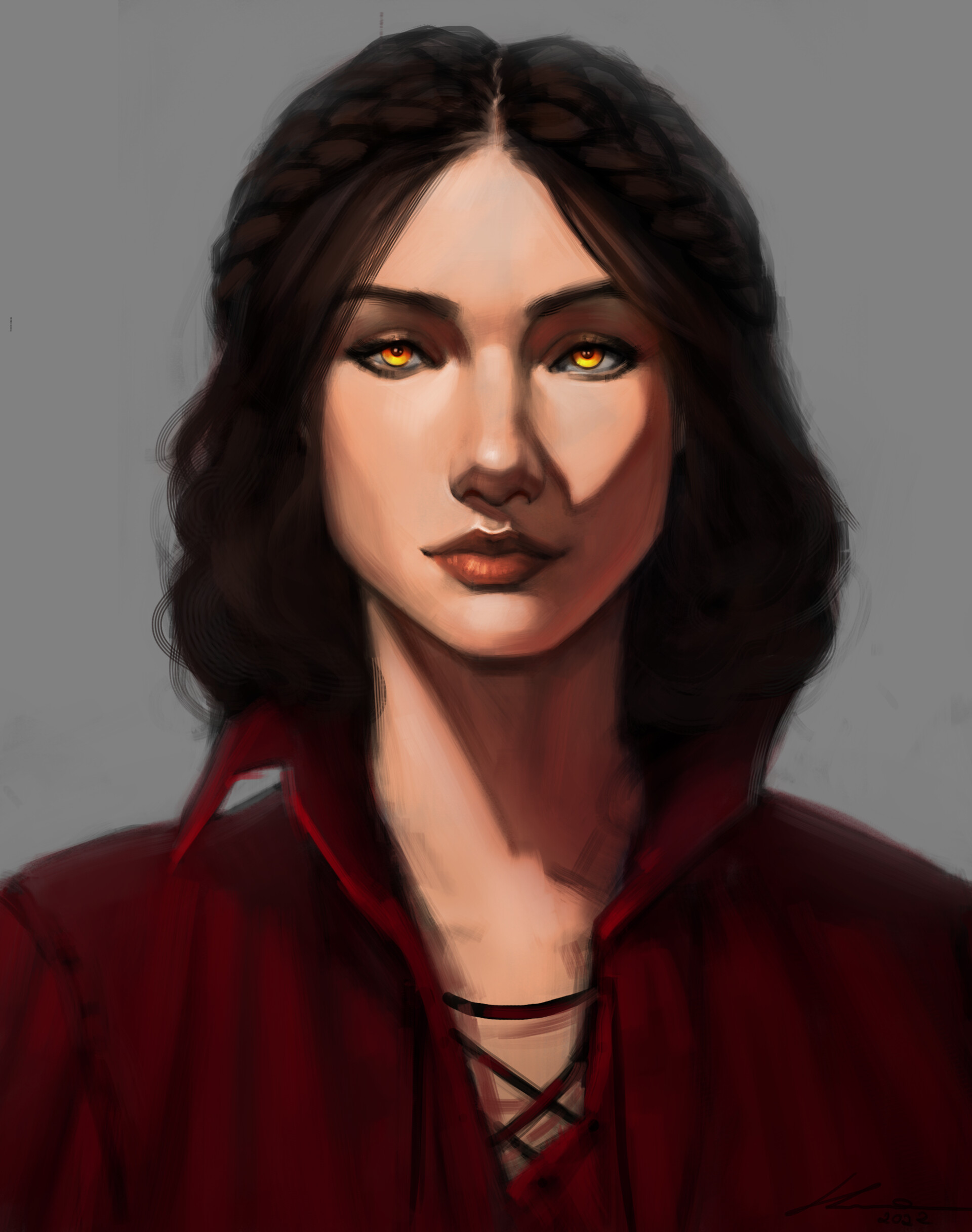 Artstation Serana Portrait Colored