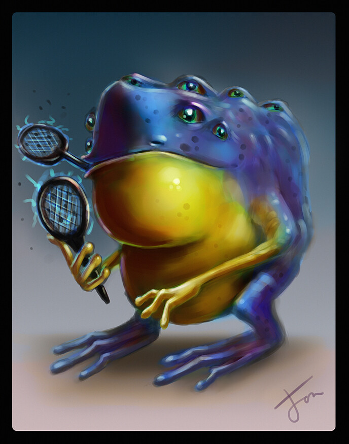ArtStation - Frog Creature Concept Art