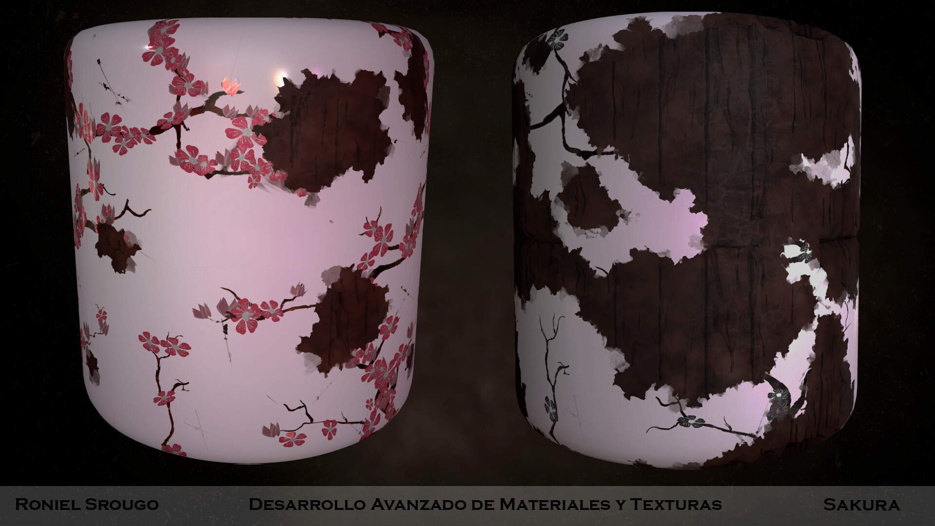 ArtStation - Sakura wallpaper procedural material