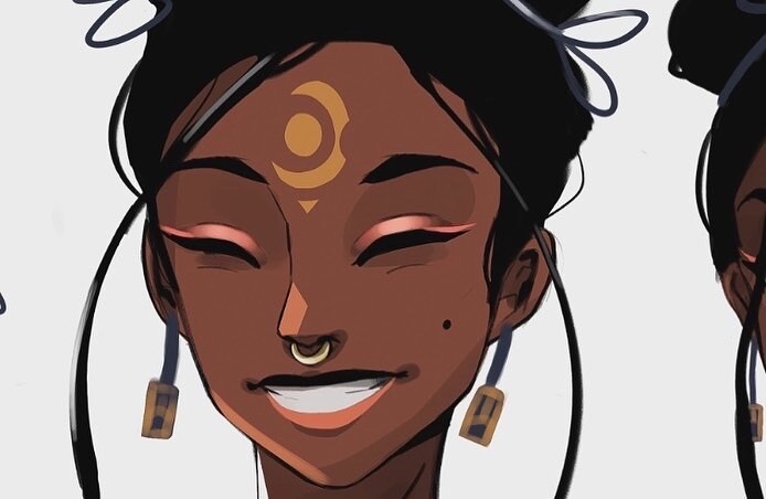 Nathan Duker Art - Ren: Expression Sheet