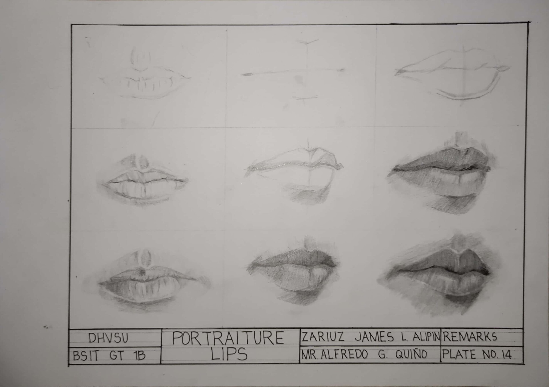 ArtStation - PLATE NO. 12 PORTRAITURE LIPS