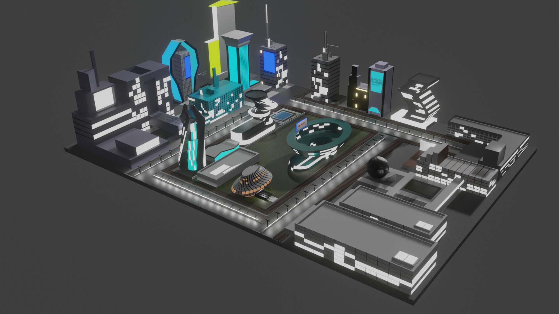 ArtStation - 3D city