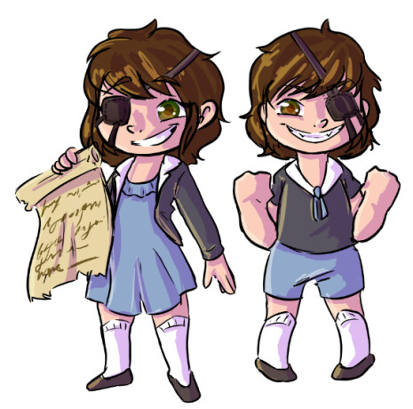 ArtStation - Demon Twins character design